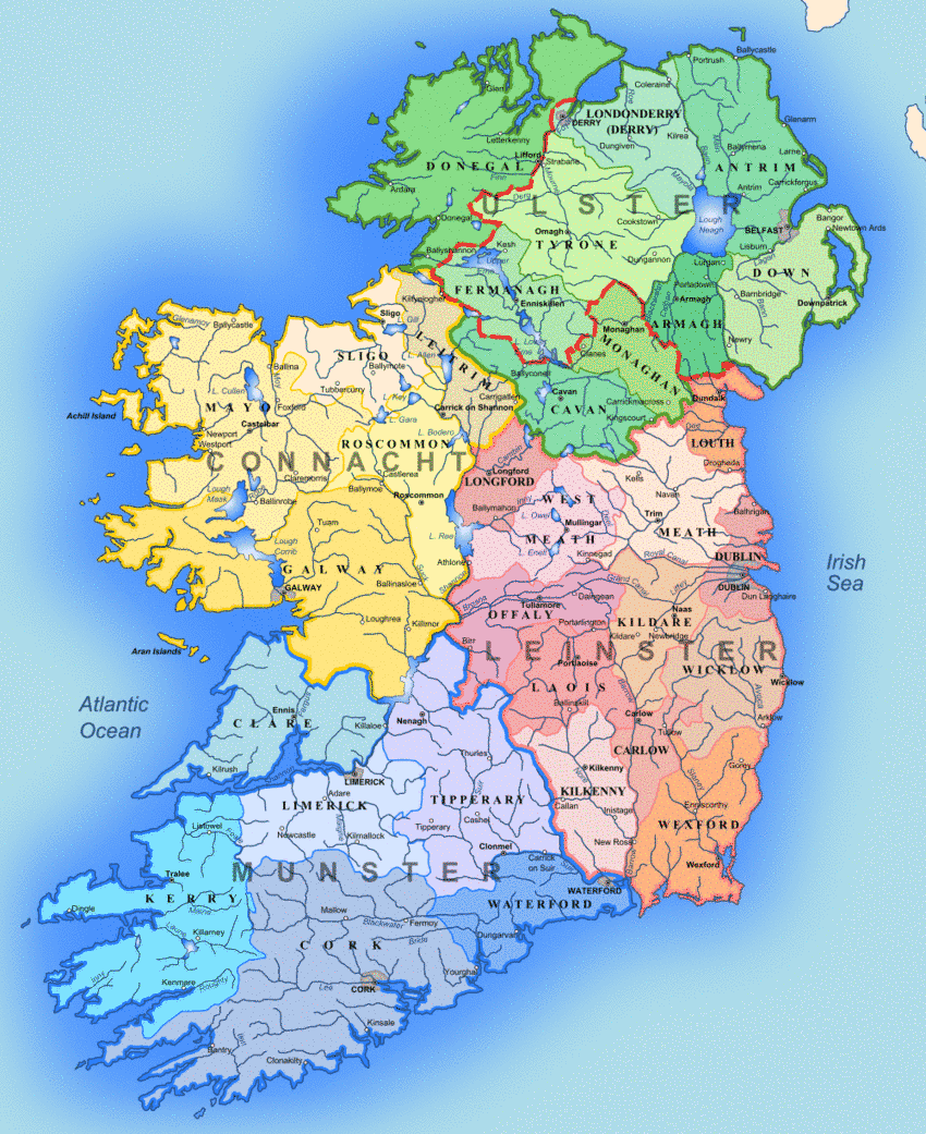 Kort over Europa Billede