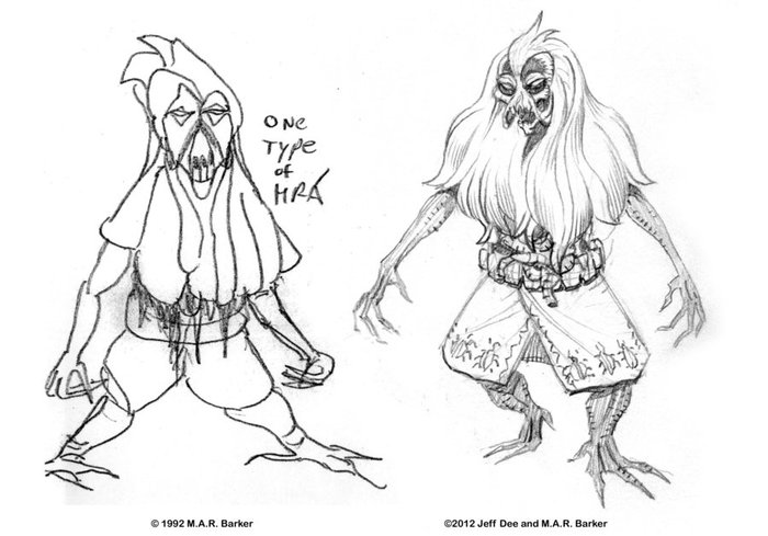 Heroes of the Age: My Tékumel Bestiary (1): the Akáta and the Hrá