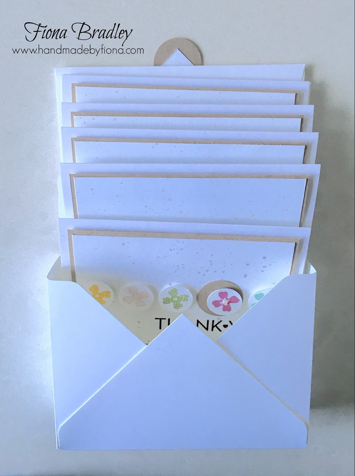 Envelope Punch Board Gift Card Box - Handmade by Fiona