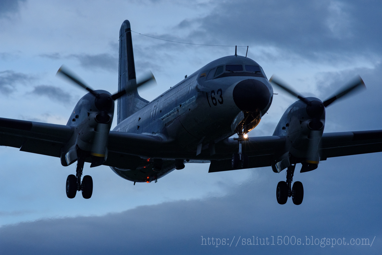 Salut! Saliut! +PLUS: 【航空自衛隊YS-11EA】ひさしぶりにYS-11EAを撮る