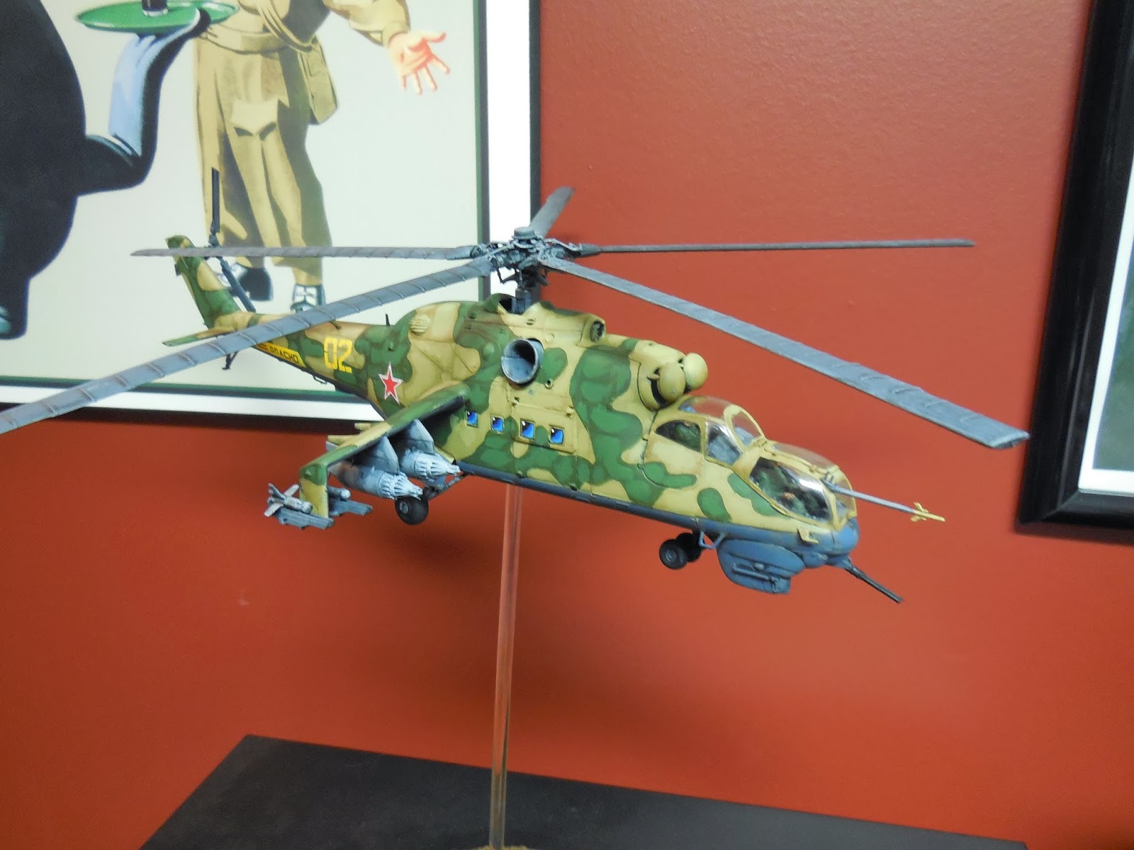 Fawcett Avenue Conscripts: Monogram MiL-24 Hind "D" in 1/48