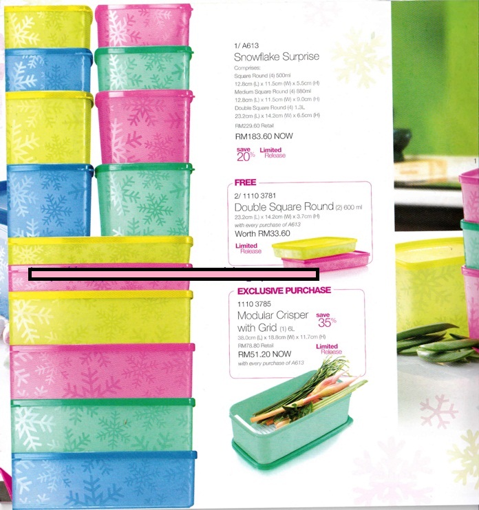 MunQuiera Tupperware Online Biznet: snowflake surprise