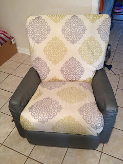Scout & Bradley's Human: Reupholstered and Redesigned Recliner