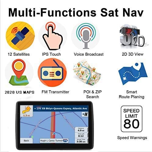 Review NAVRUF Cars High Resolution Touch Screen GPS Navigation
