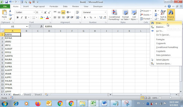 Cara Mencari Kata Di Excel