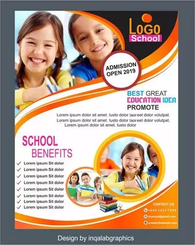 School Banner Design Education School Brochure Template Free Vector school-banner-design-education-school-brochure-template-free-vector