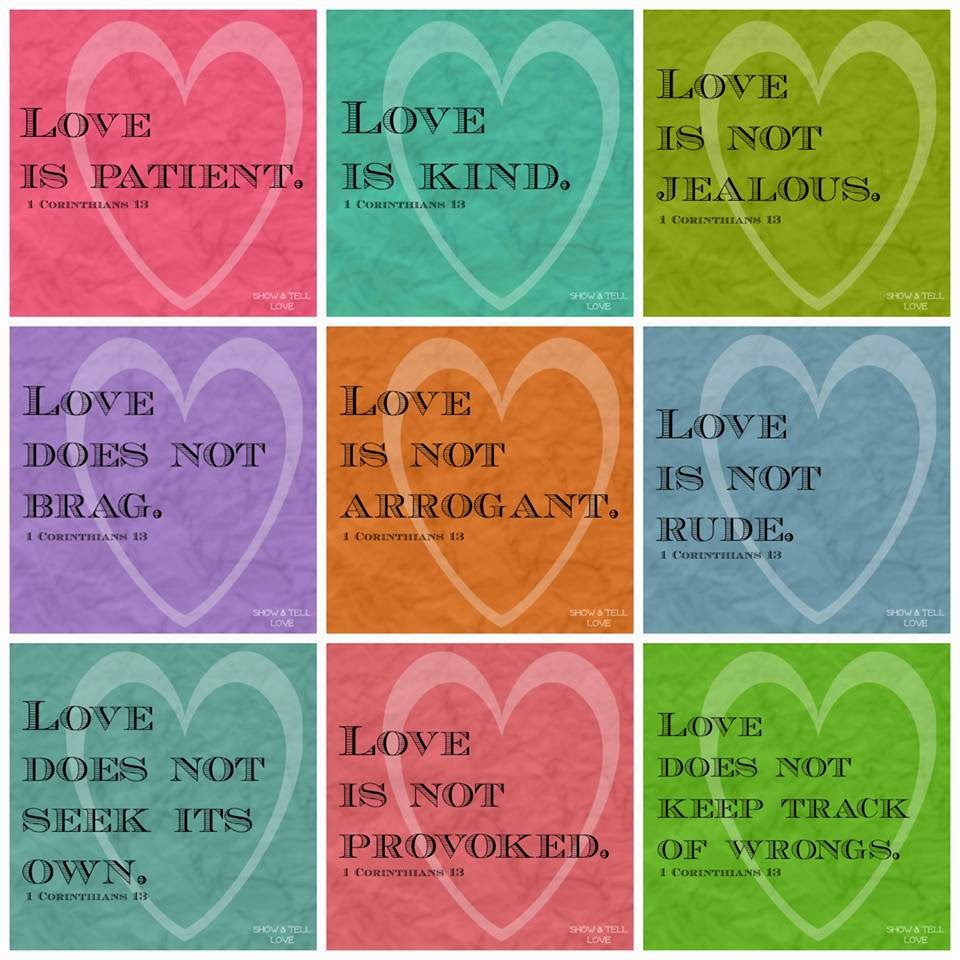 Love Is Patient Love is Kind Love Is Not Jealous Love does not brag ...