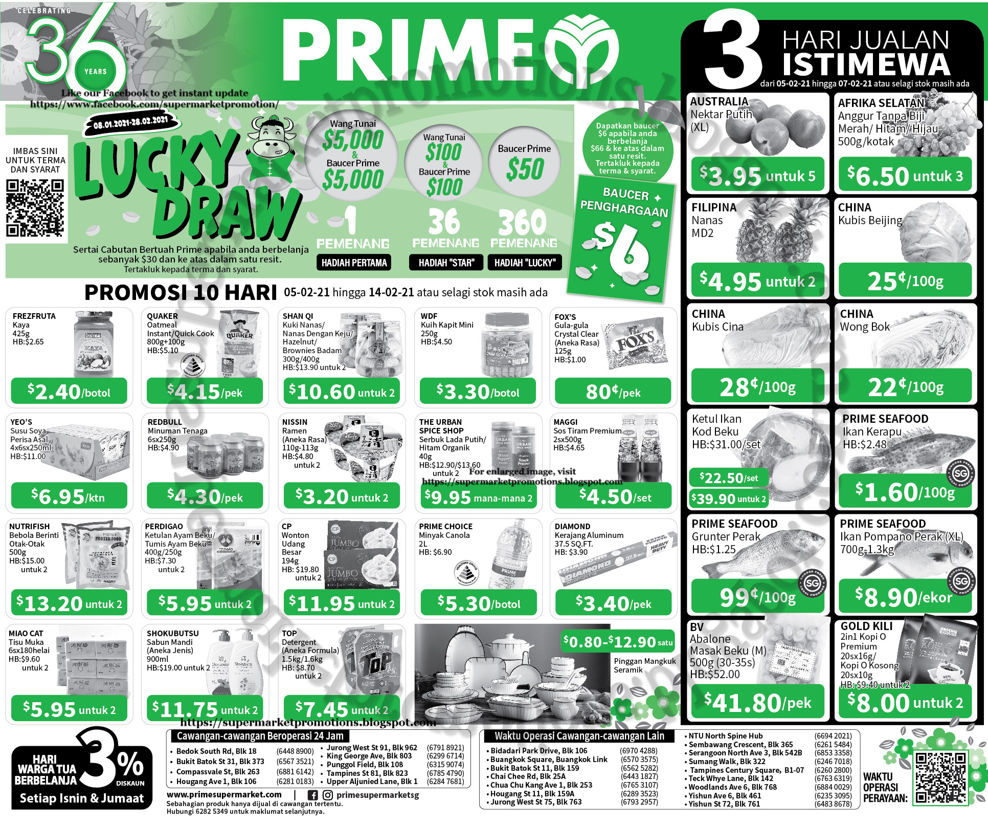 Prime Supermarket Promosi 05 - 14 February 2021 ~ Supermarket Promotions