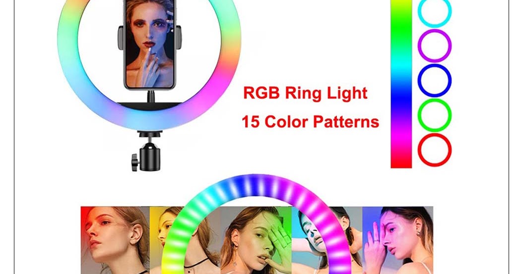 RGB LED Multi Colors Ring Light | Rhizmall.pk