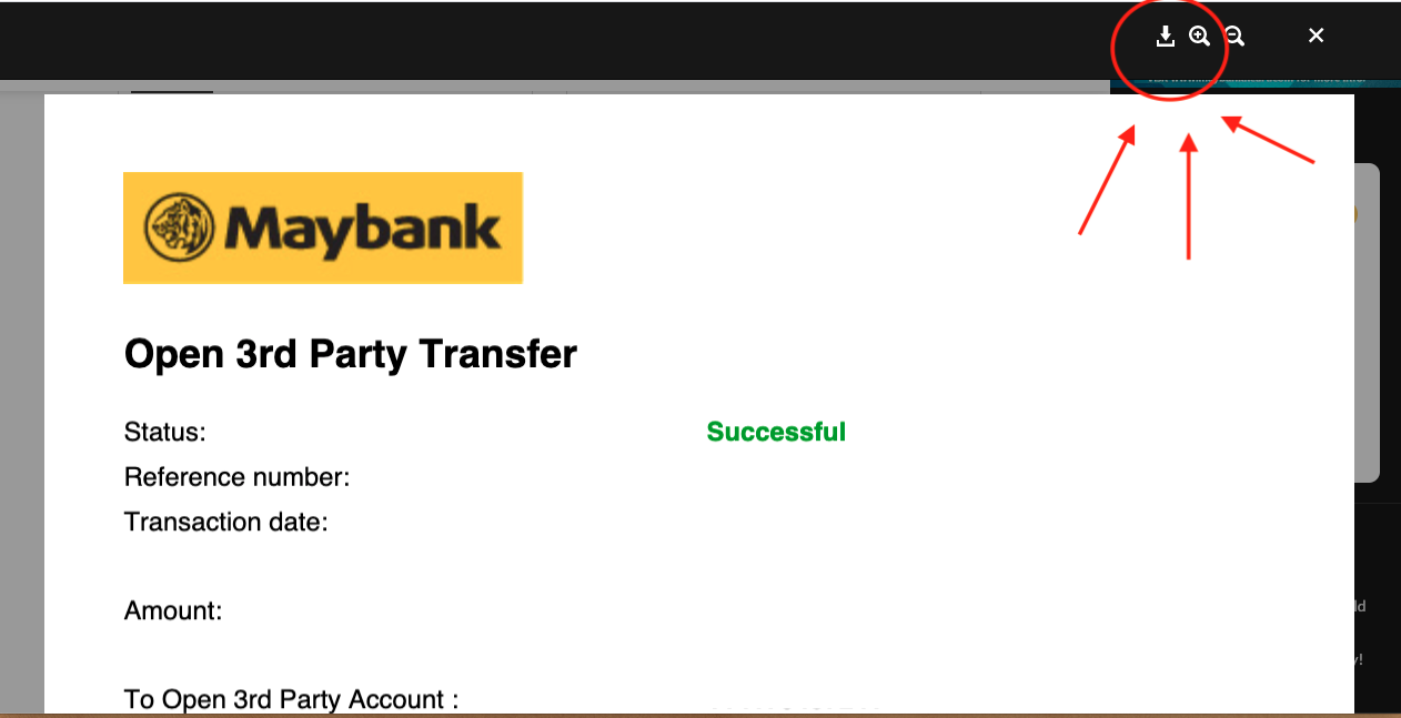 Cara Untuk Dapatkan Semula Resit Transaksi Maybank2u PDF | miracikcit