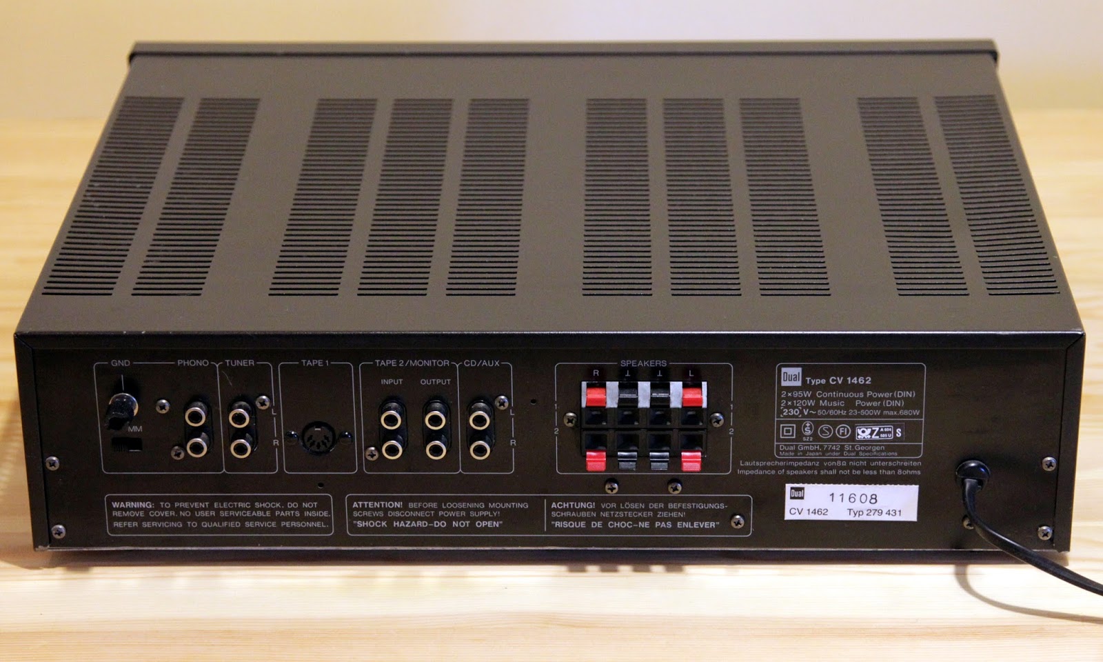 Dual CV-1462 - красота и совершенство из 1980-х в Московском магазине ...