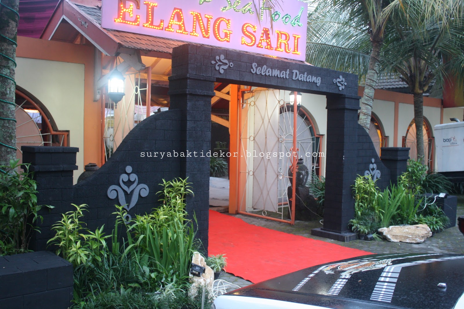 Welcome Gate ~ DECORATION - WEDDING ORGANIZER - PARTY EQUIPMENT