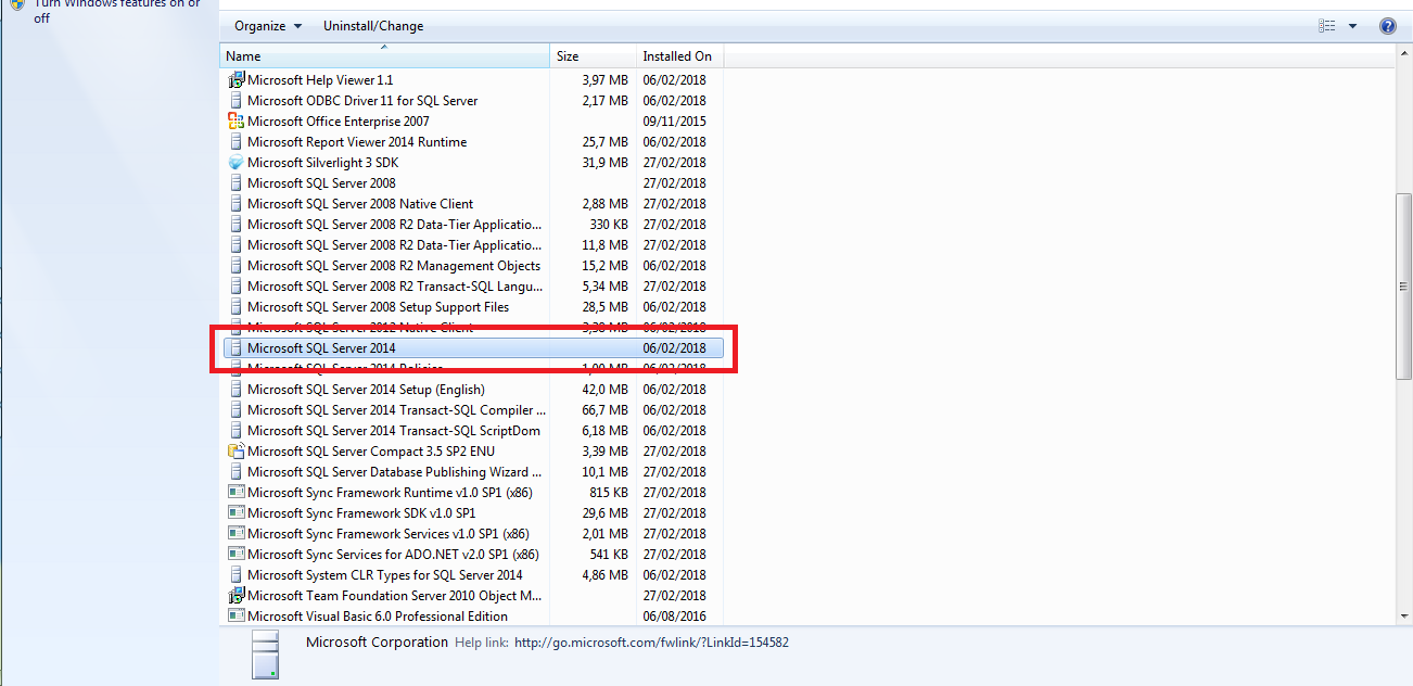CARA UNINSTALL SQL SERVER 2014 HOW TO UNINSTALL SQL 2014 ~ langsungkoding
