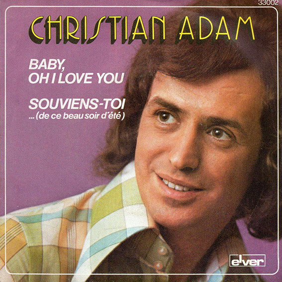 les sensass sillons: Christian Adam - 45t (1976)