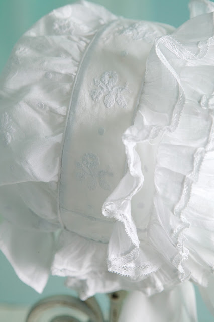 Sew Beautiful Blog: A Triple Ruffle Bonnet from Martha's Attic