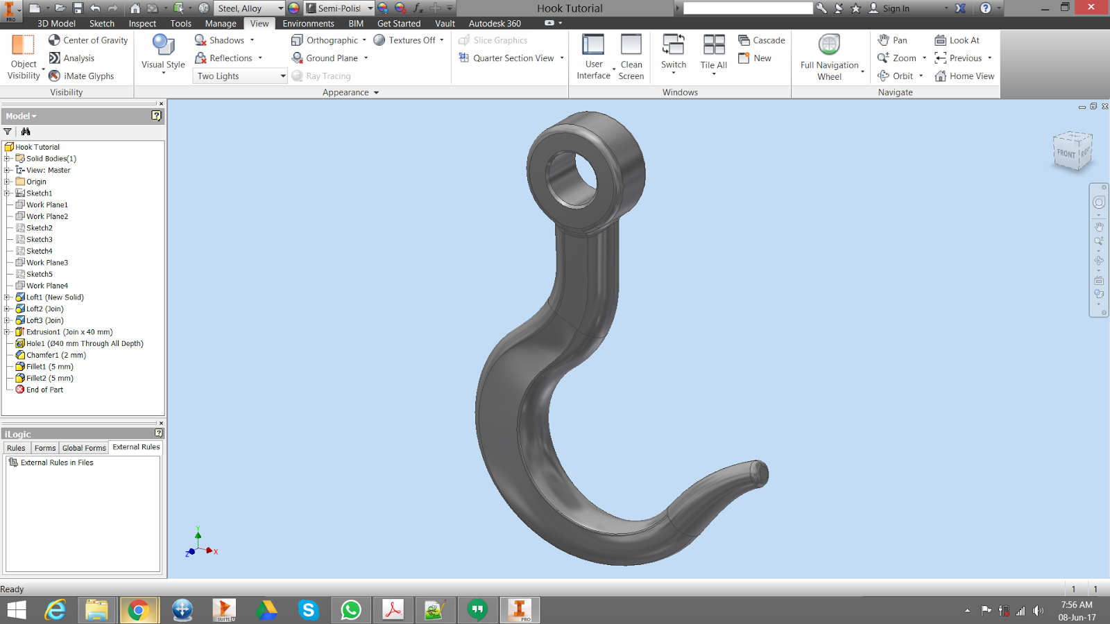 Video Tutorial Membuat Hook - Tutorial Blog