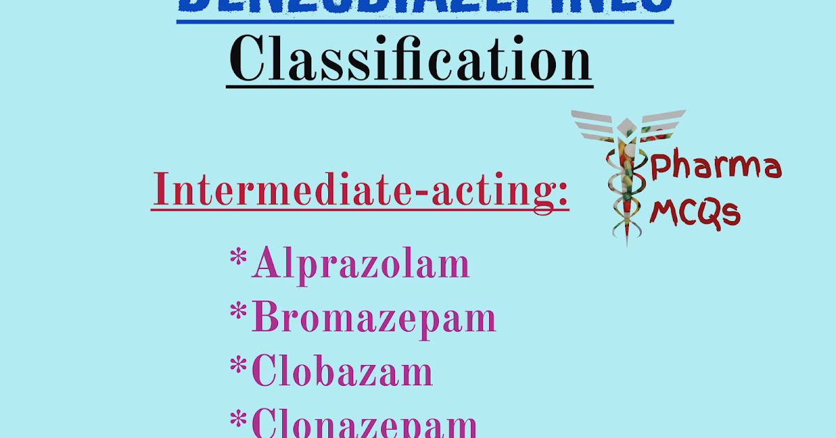Pharma-MCQs: Classification-Benzodiazepines