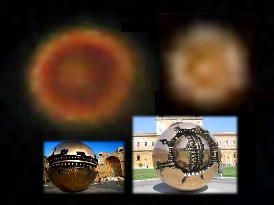 Sphere Sculptures across the Globe refer to Mysterious Spheres in the Sky?
