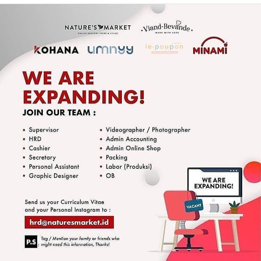 WE ARE HIRING EXPANDING JOIN OUR TEAM | intipsloker