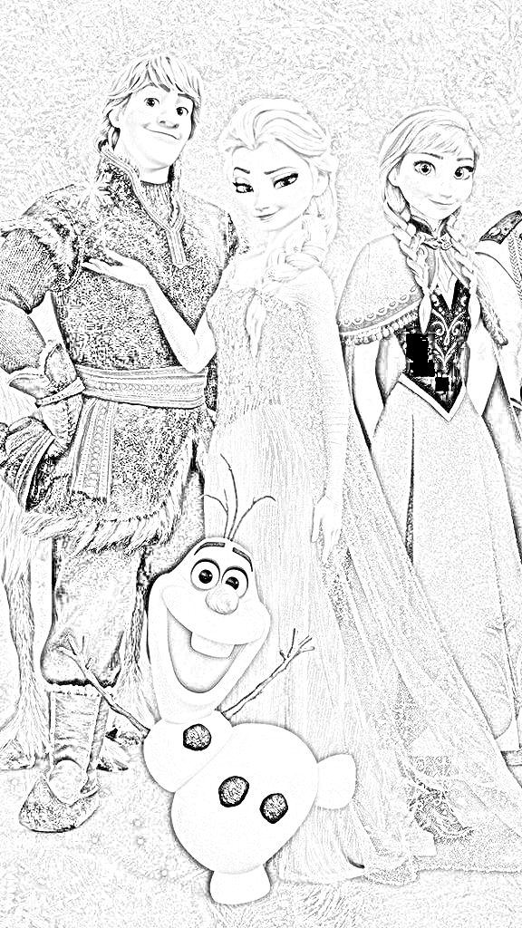 Frozen Coloring Pages