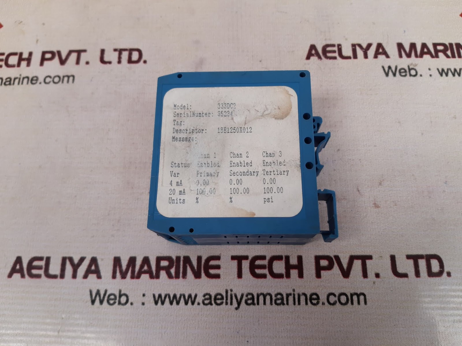 ROSEMOUNT HART TRI-LOOP TM CONVERTER 333DC2 - Aeliya Marine