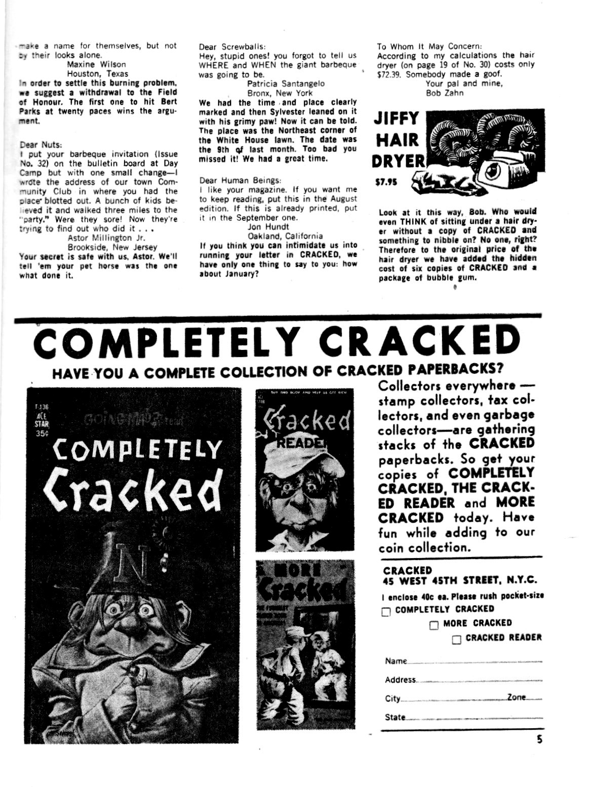 Cracked Magazine and Others: Cracked Magazine #33
