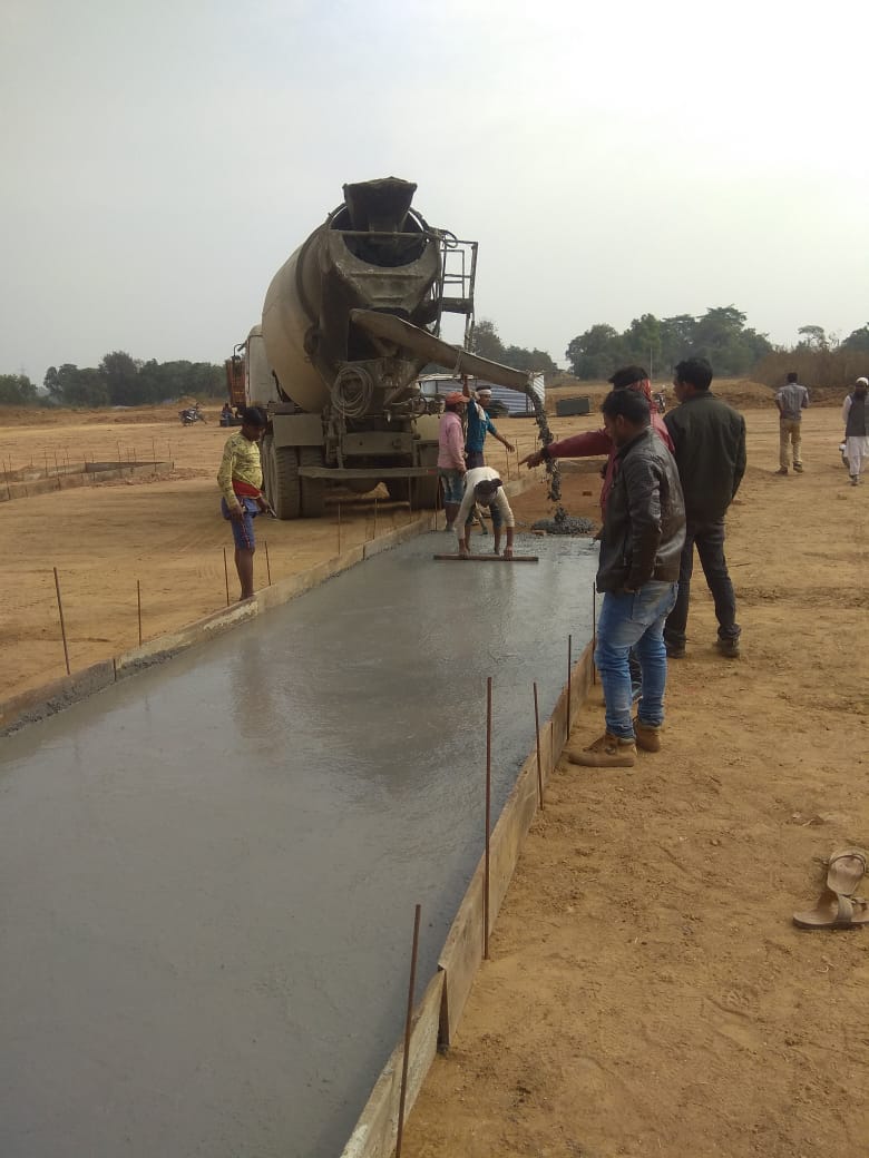 Nandan civil tech : Slab casting before start friction slab with crash ...