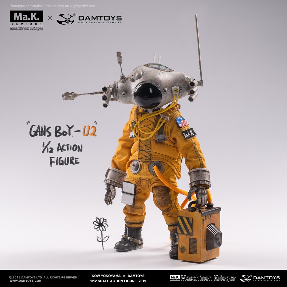 "Gans Boy U-2" 1/12 Scaled Action Figure by Damtoys x Kow Yokoyama