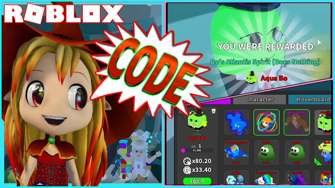 ROBLOX Ghost Simulator! NEW CODE! Getting the GODLY AQUA BO PET | Chloe ...
