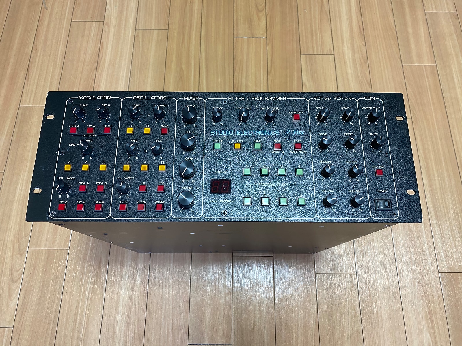 MATRIXSYNTH: Rare Studio Electronics P-five ( Prophet-5 rack )