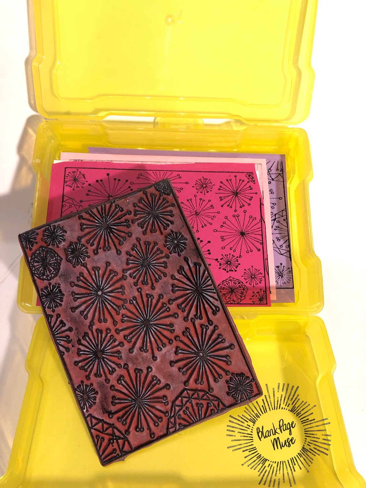 Faerie * Dust * Dreams: Rubber Stamp Storage Idea