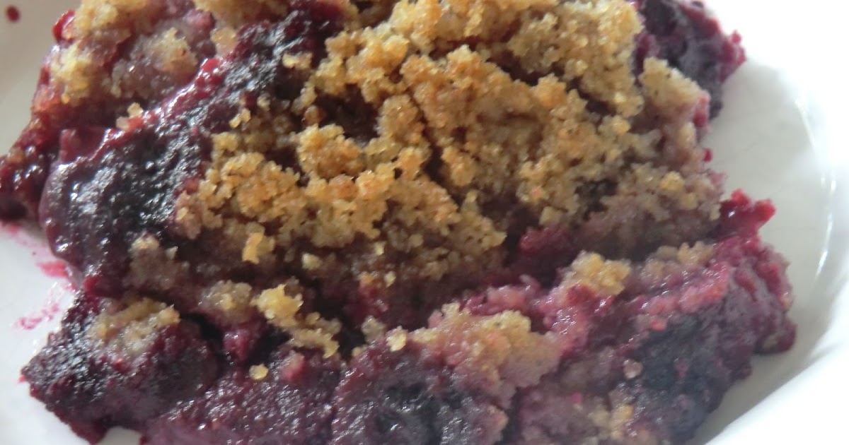 Crumble aux fruits rouges aux farines de sarrasin et de noix de coco ...