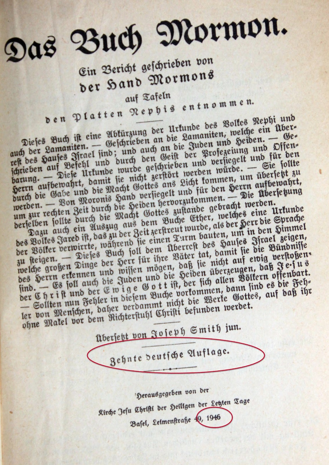 Alles über alte, seltene, deutsche Bücher der Kirche Jesu Christi der ...