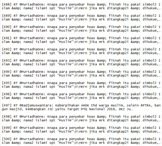 Membuat Program Sentimen Analisis menggunakan Twitter API