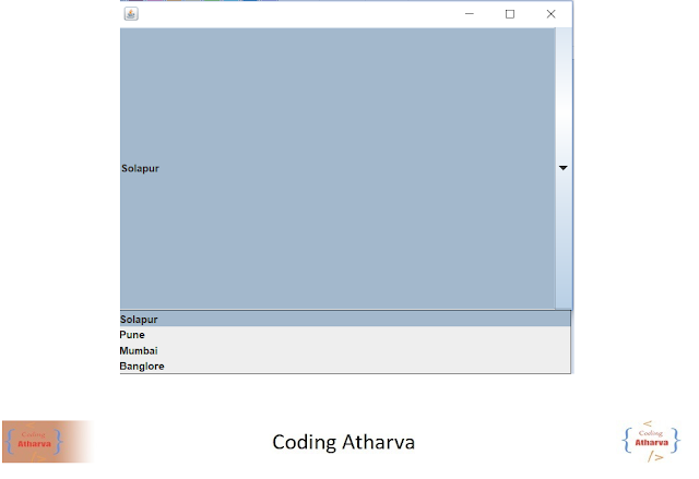 Practical 6 Write A Program Using Swing To Display A Scrollpane And Jcombobox In An Japplet