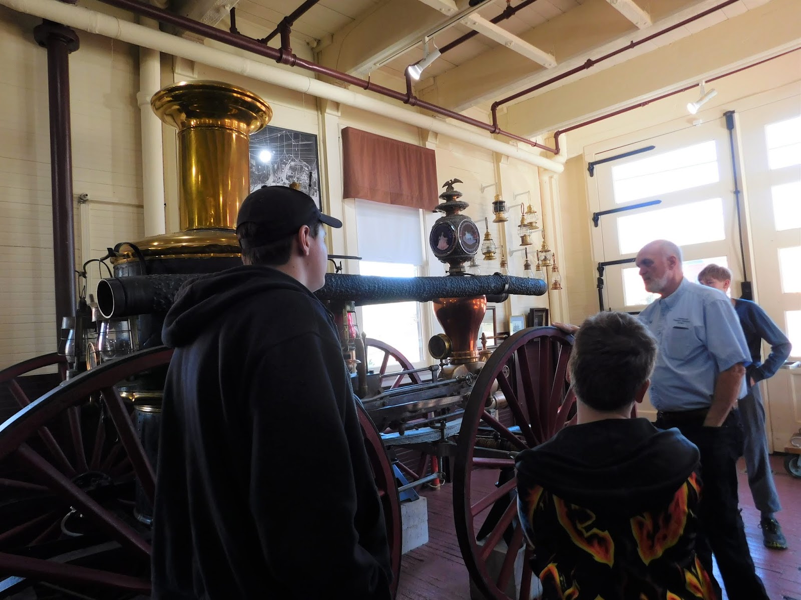 Visiting the Fire Museum