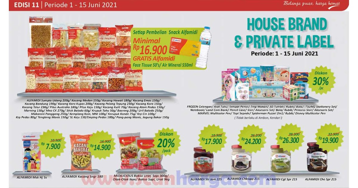 Katalog Alfamidi Promo Terbaru 1 - 15 Juni 2021 | scanharga