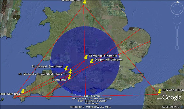 Ley lines in Britain: Avebury and the St. Michael Ley line