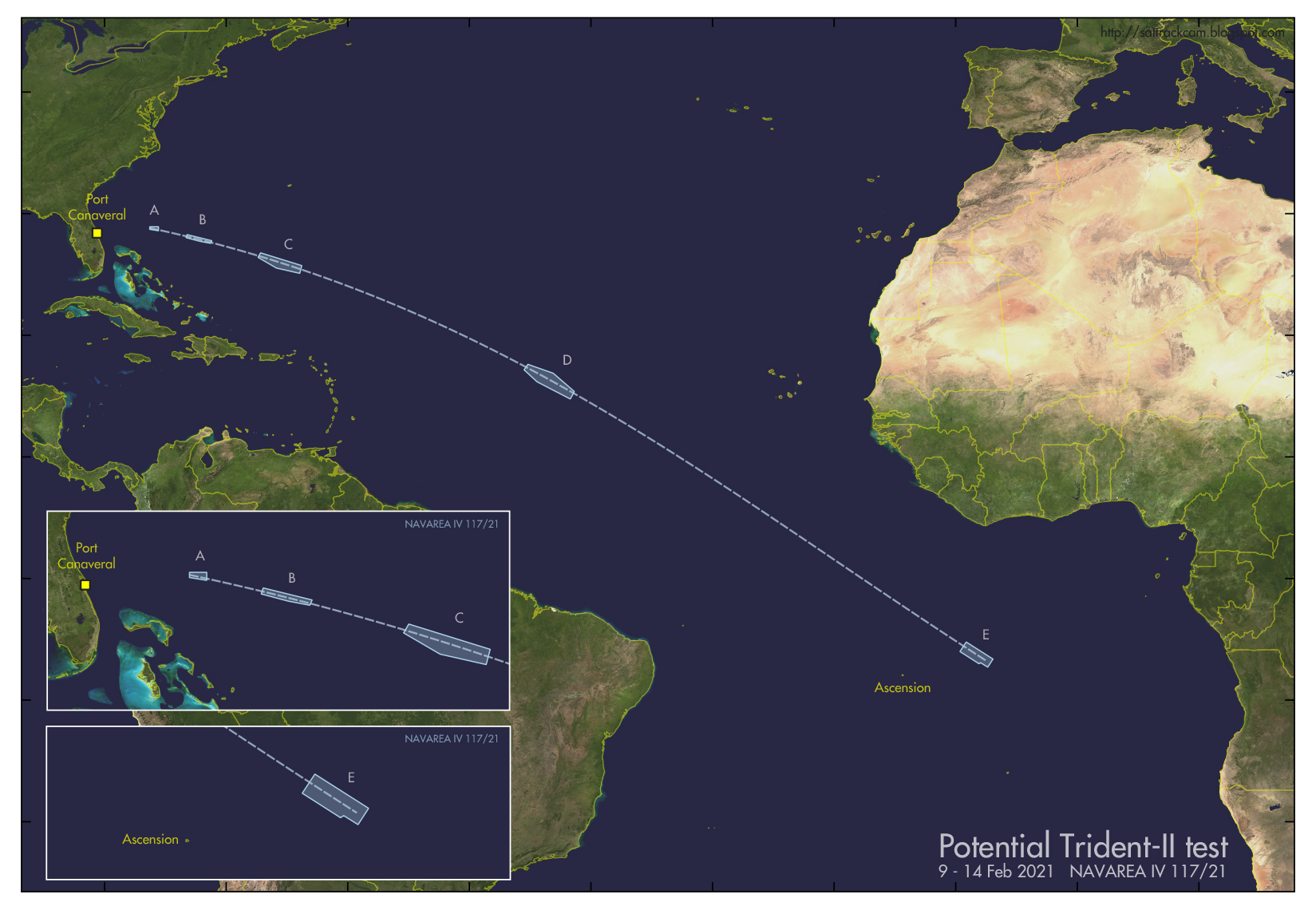 SatTrackCam Leiden (b)log: A possible (now CONFIRMED) Trident-II SLBM ...