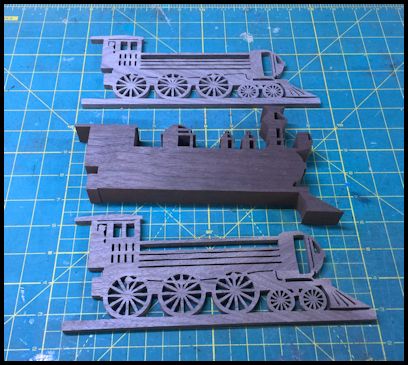 Scrollsaw Workshop: Train Scroll Saw Pattern.