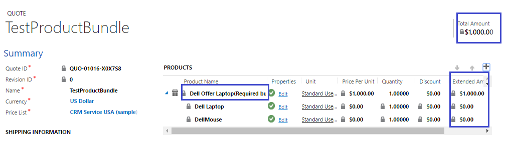 Tech World: Product Bundle in Dynamics CRM