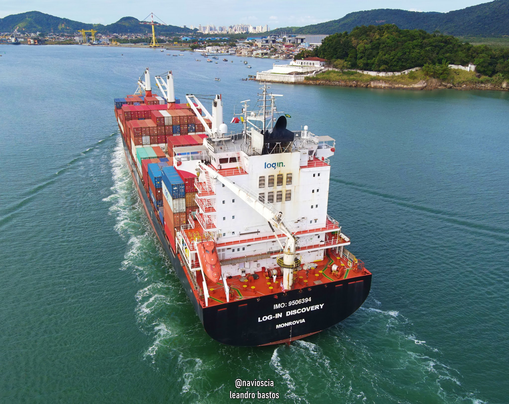 Navios de Santos & CIA: navio LOG-IN DISCOVERY