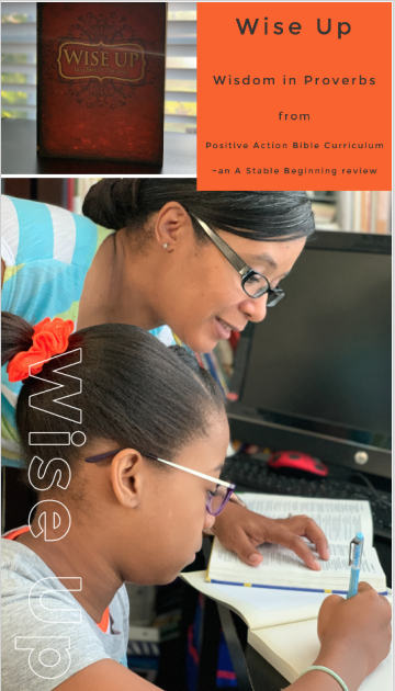 A Stable Beginning: Wise Up with Positive Action Bible Curriculum ~ a ...
