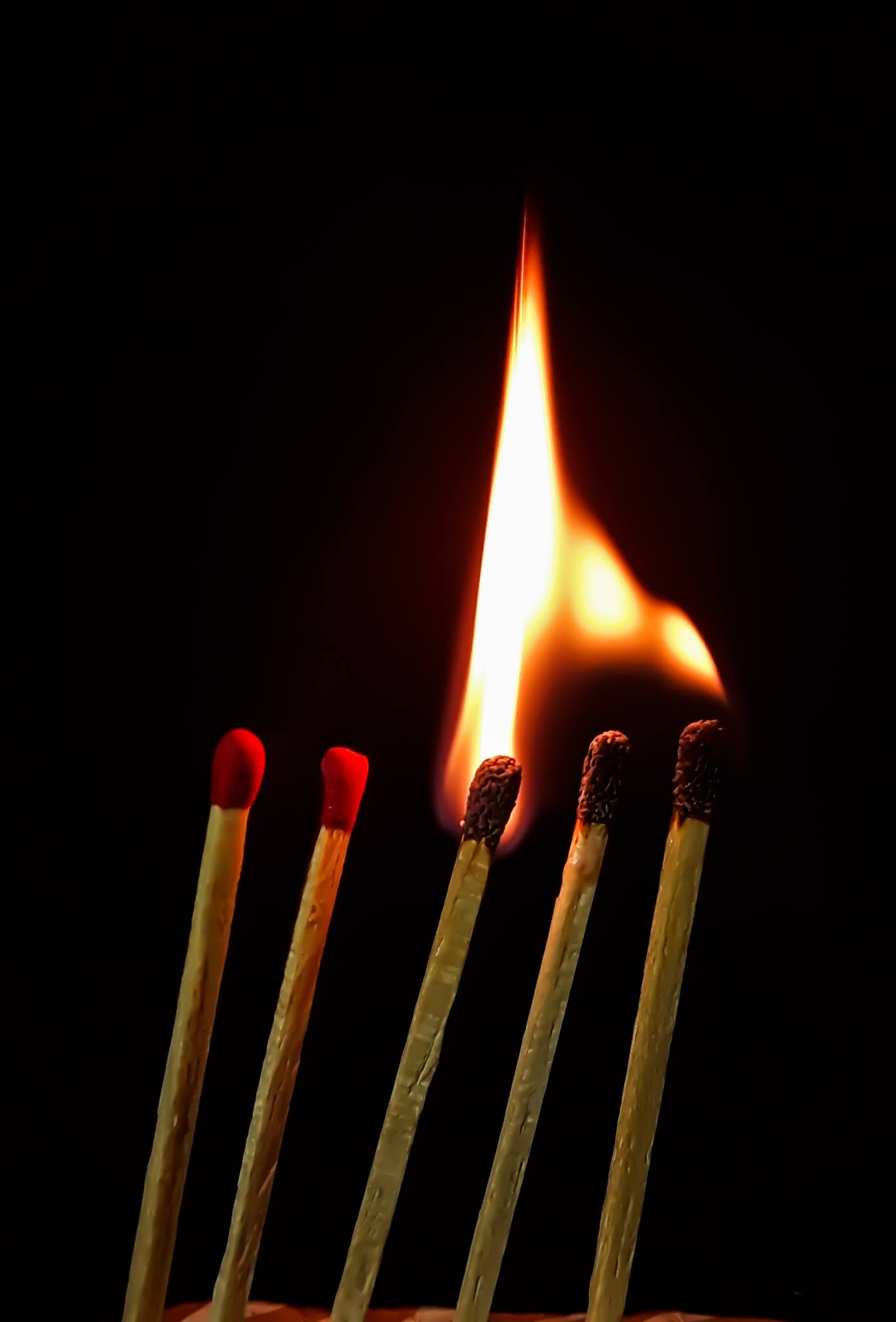 Creative Matchstick photography ideas at home