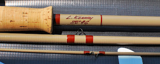Handcrafted graphite and fiberglass fly rods: L.Kenney special