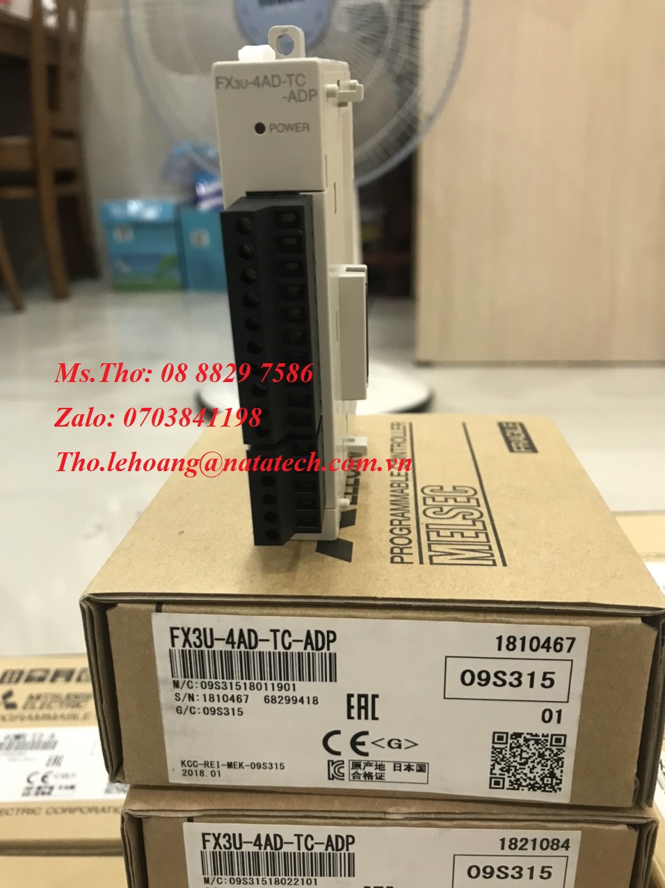 Module Mitsubishi FX3U-4AD-TC-ADP