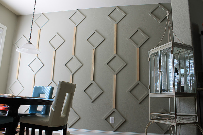 Make Them Wonder: DIY Diamond Wall Treatment How-To Guide