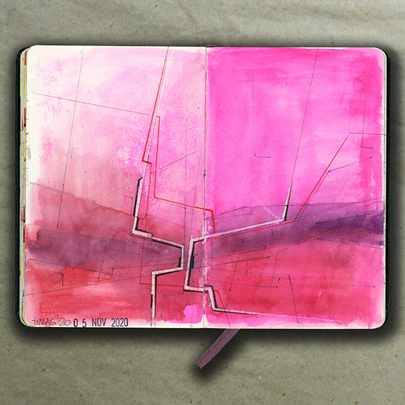 rougart drawing: SKETCH #046_Drawing, 2020_Mariasun Salgado