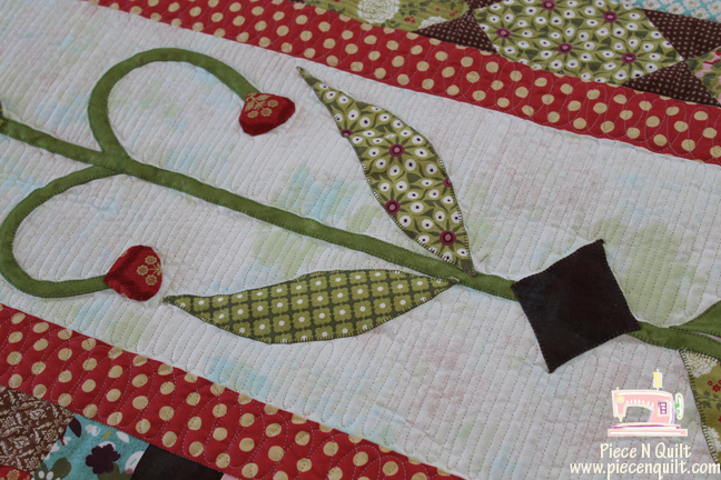 Piece N Quilt: Garden Rows Throw Quilts