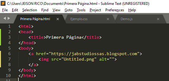 Conceptos básicos de HTML: Enlaces